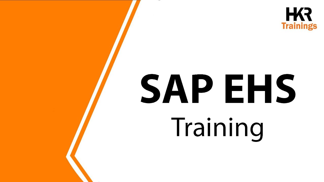 SAP EHS Training | SAP Certification Course Online | What is SAP EHS - HKR Trainings - YouTube
