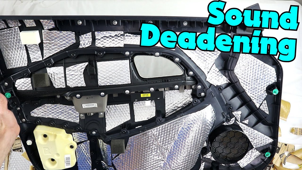 Door Panel Sound Deadening Kia Rio 2012-2017 - YouTube
