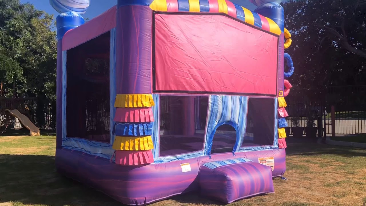 Unicorn 🦄 13’ x 13’ Bounce House - JumpOrange Inflatables - YouTube