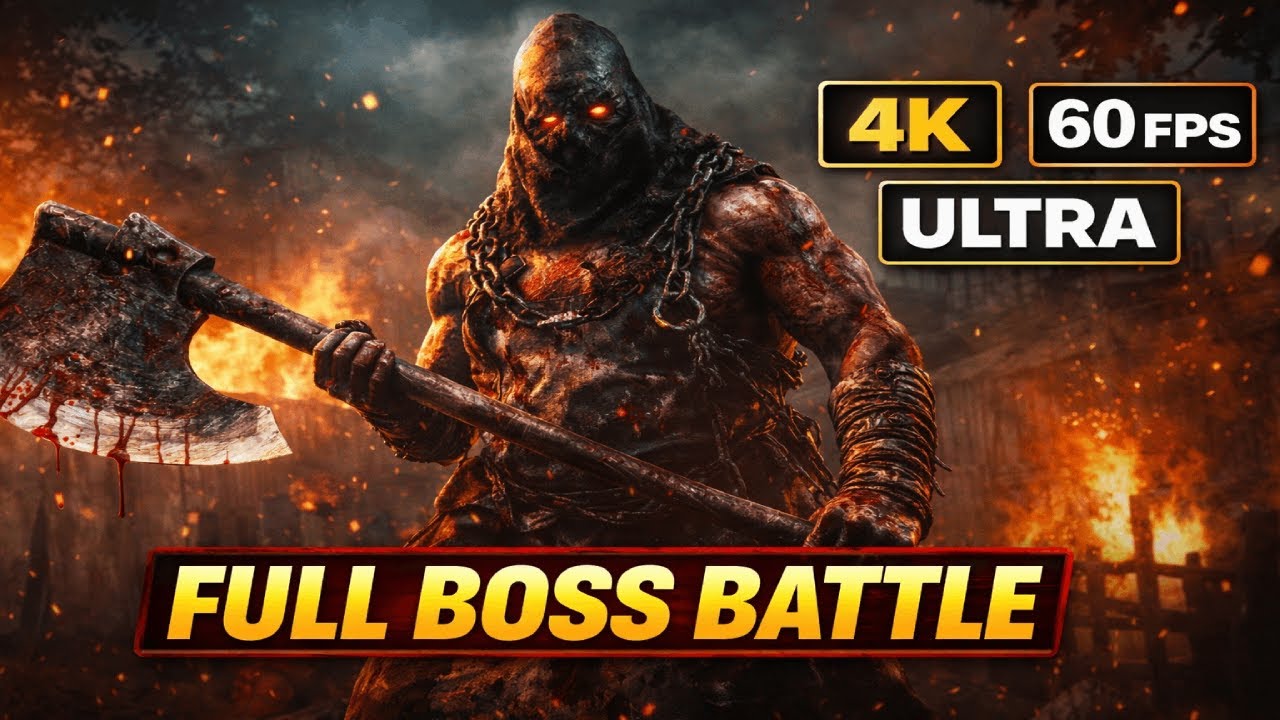 Executioner Boss Fight - Resident Evil 5 [4K 60FPS UHD] - YouTube