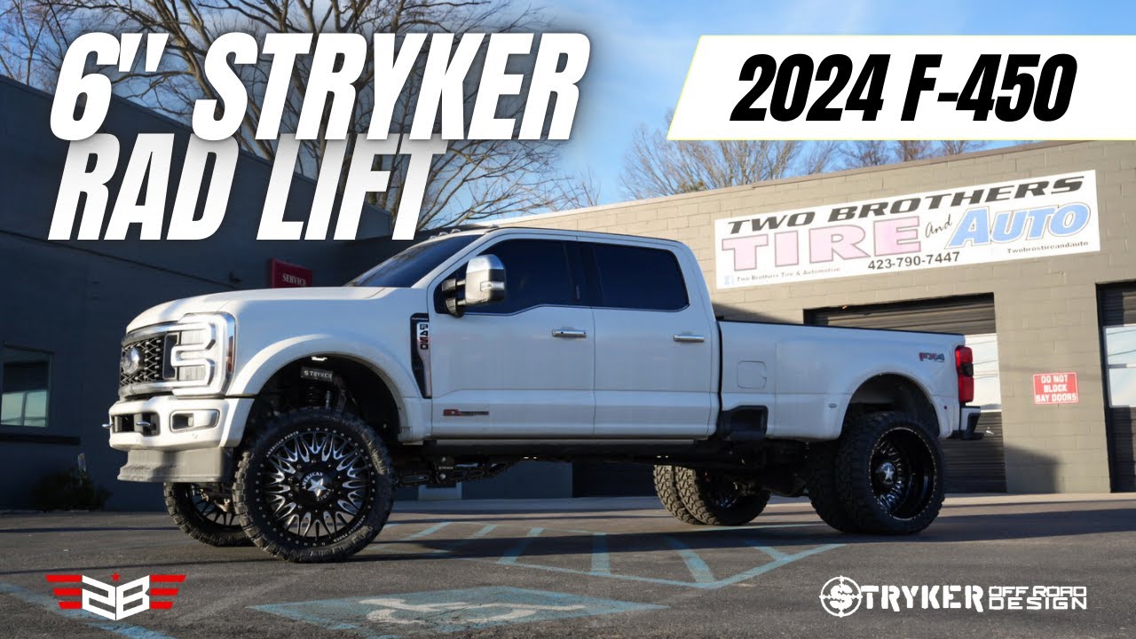 2024 F-450 | 6” Stryker Fabricated Radius Arm Lift Kit Install + Full ...