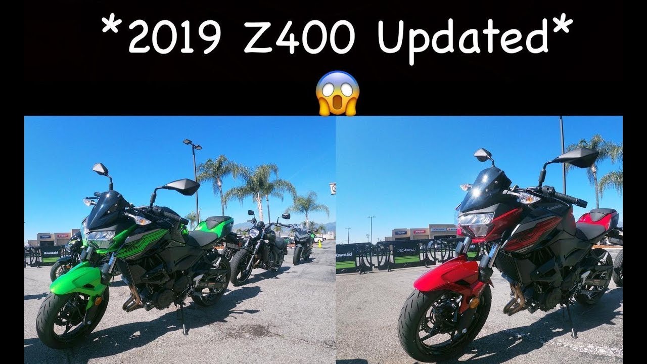 *New 2019 Kawasaki Z400 (Updated) First Ride* | Drake's First Rides ...