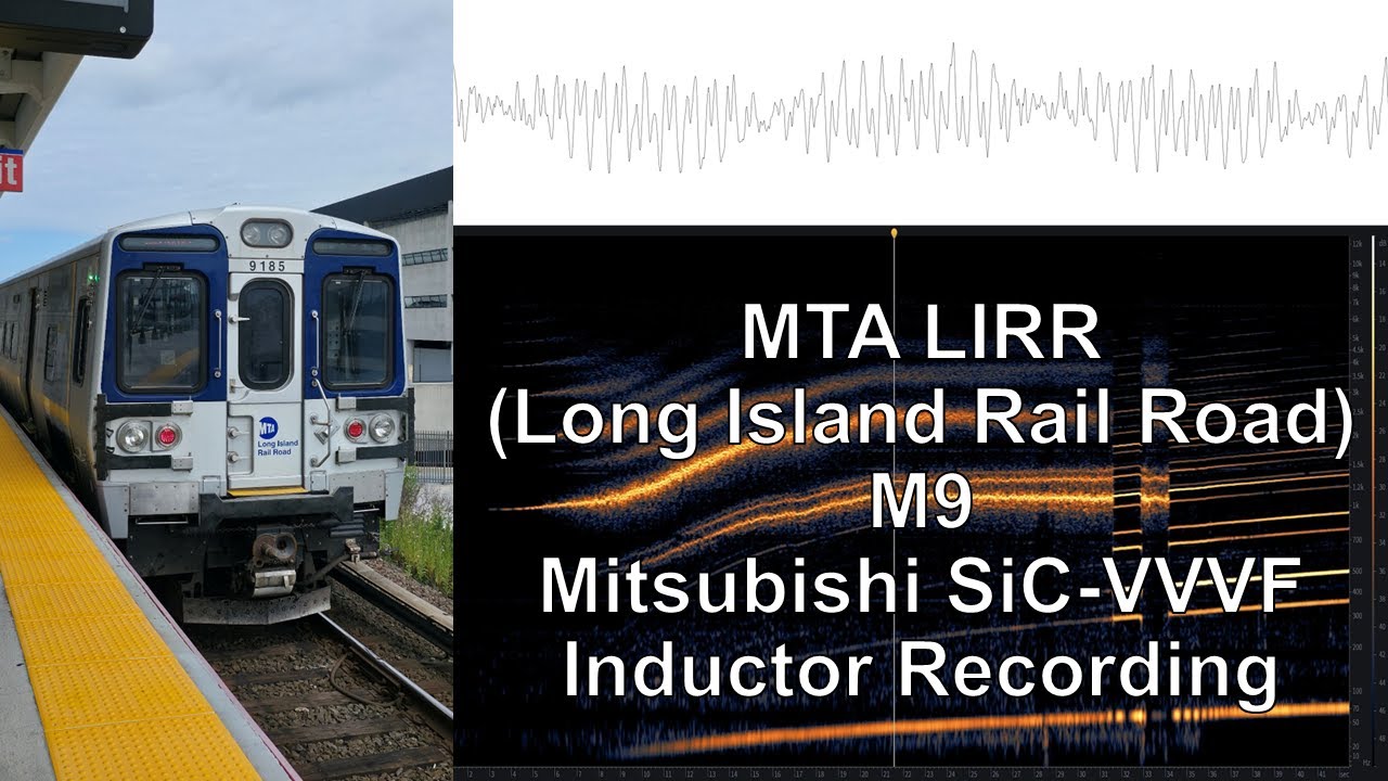 [Inductor Recording] MTA LIRR M9 Mitsubishi SiC-VVVF - YouTube