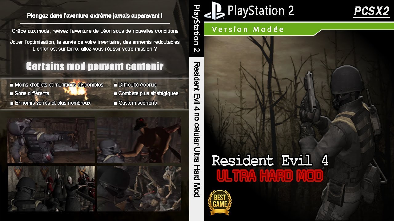 RESIDENT EVIL 4 Ultra Hard Mod - mode Professionnel #5 (Final) PS2 MOD ...