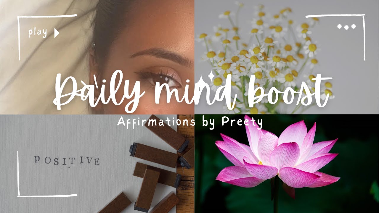 Affirmations for a quick mind boost - YouTube