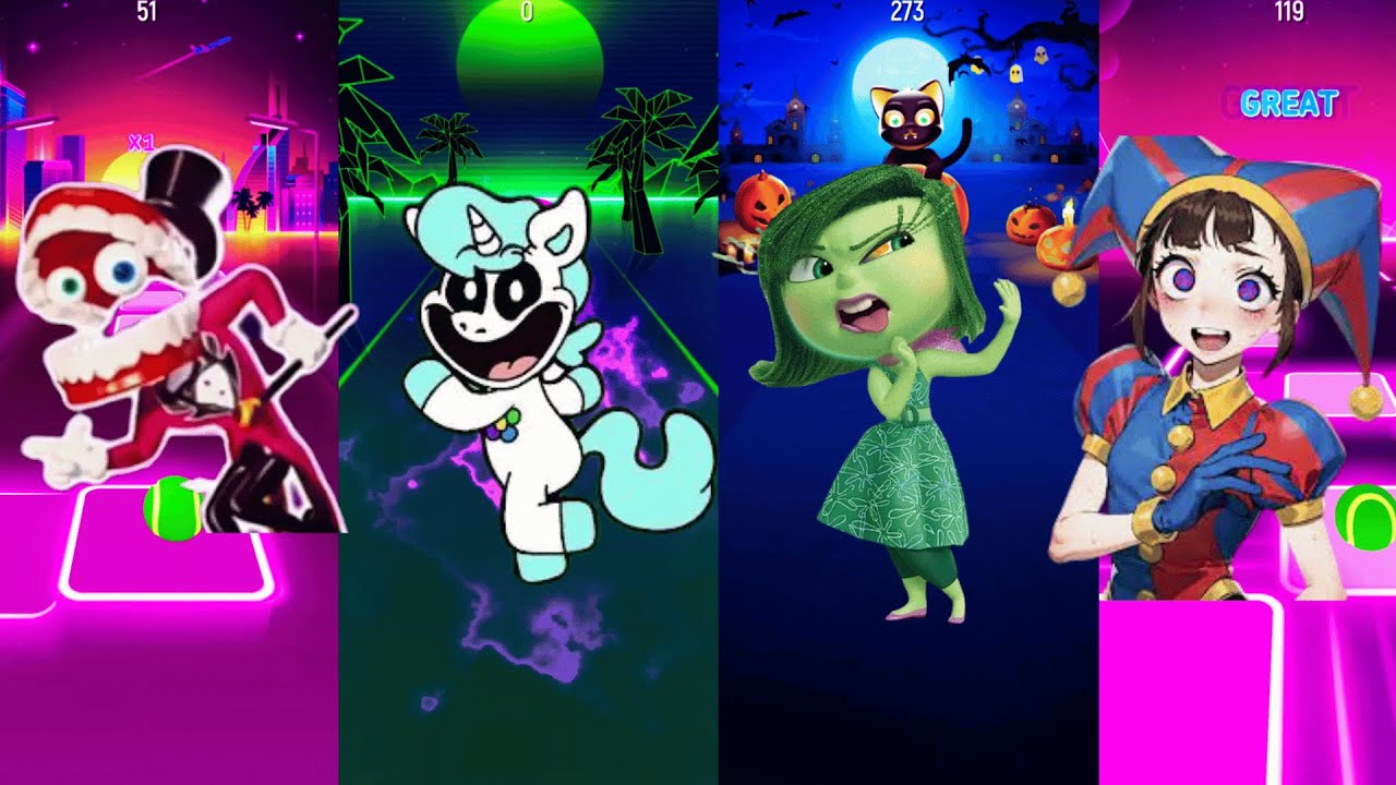 Digital Circus Caine vs CraftyCorn vs Inside Out 2 Pomni - YouTube