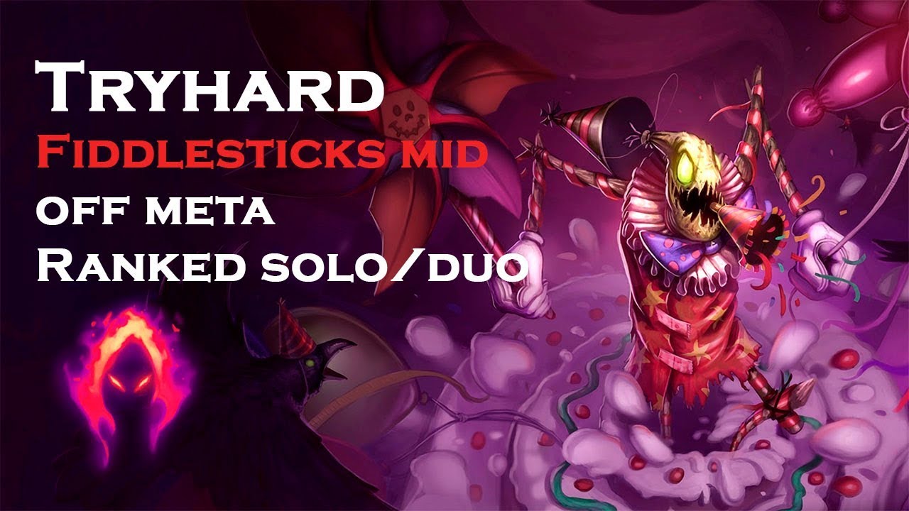 Como jogar e carregar de Fiddlesticks mid? (Ranked Platina) - YouTube