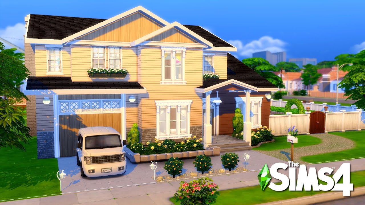 Building with ONLY BASE GAME and using a realistic floor plan | The ...