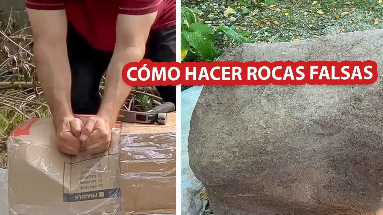 CÓMO HACER ROCAS FALSAS - YouTube