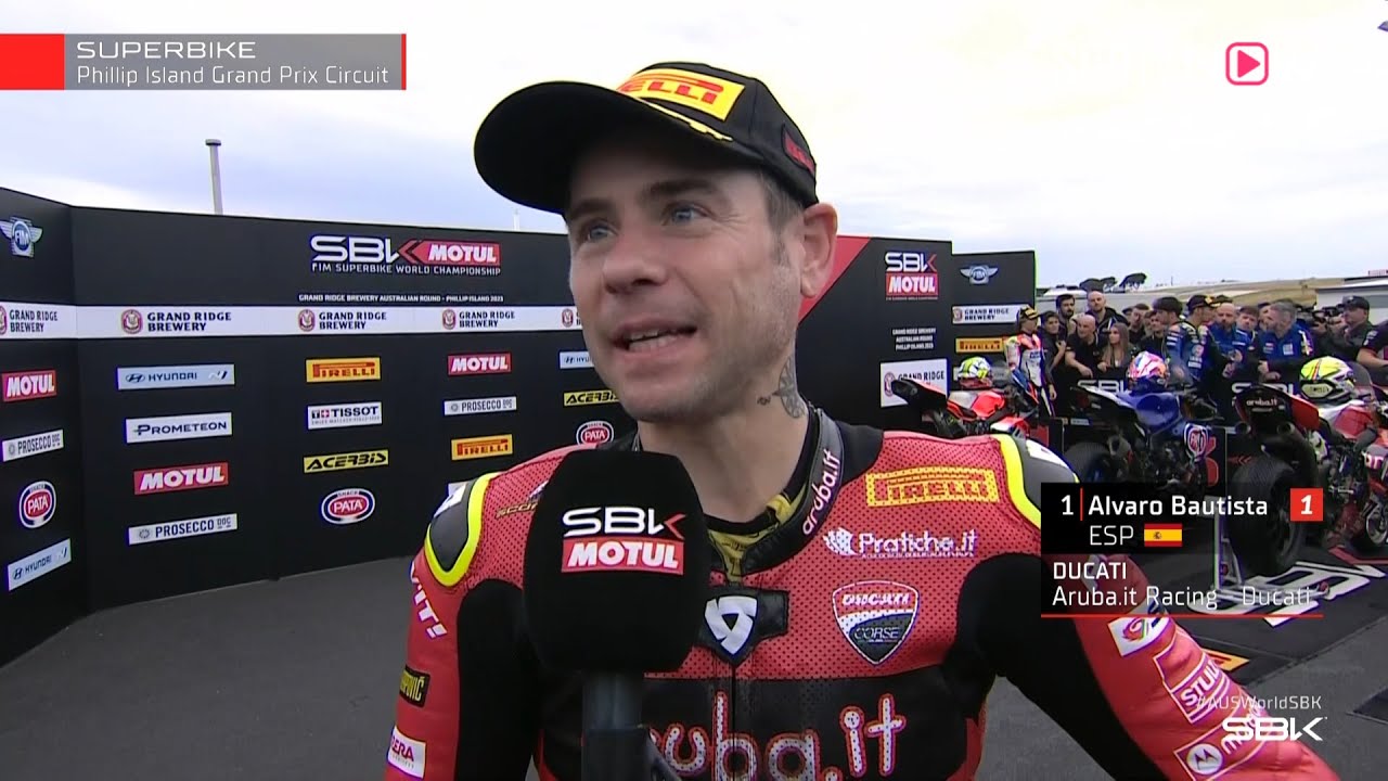 [WSBK] Australian Round | SBK Race 1 | Interview & Podium - YouTube