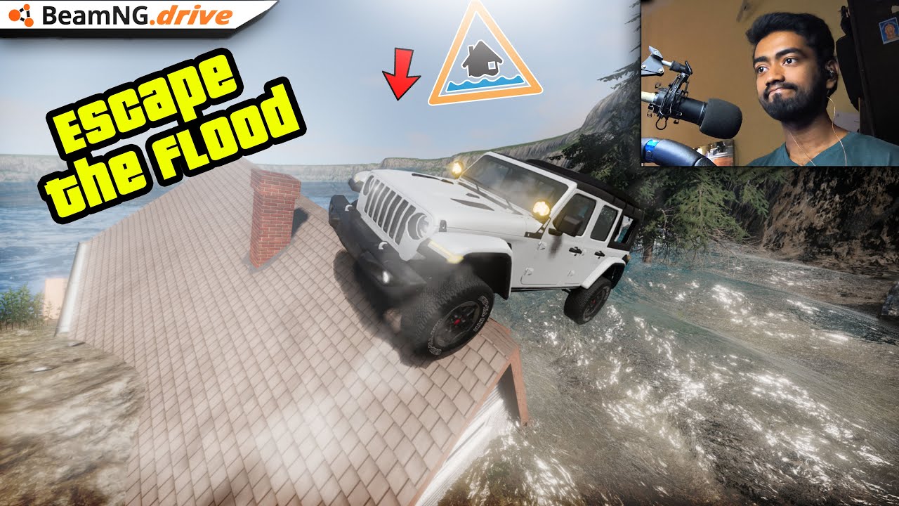 Can this Jeep Wrangler escape the FLOOD ? - YouTube