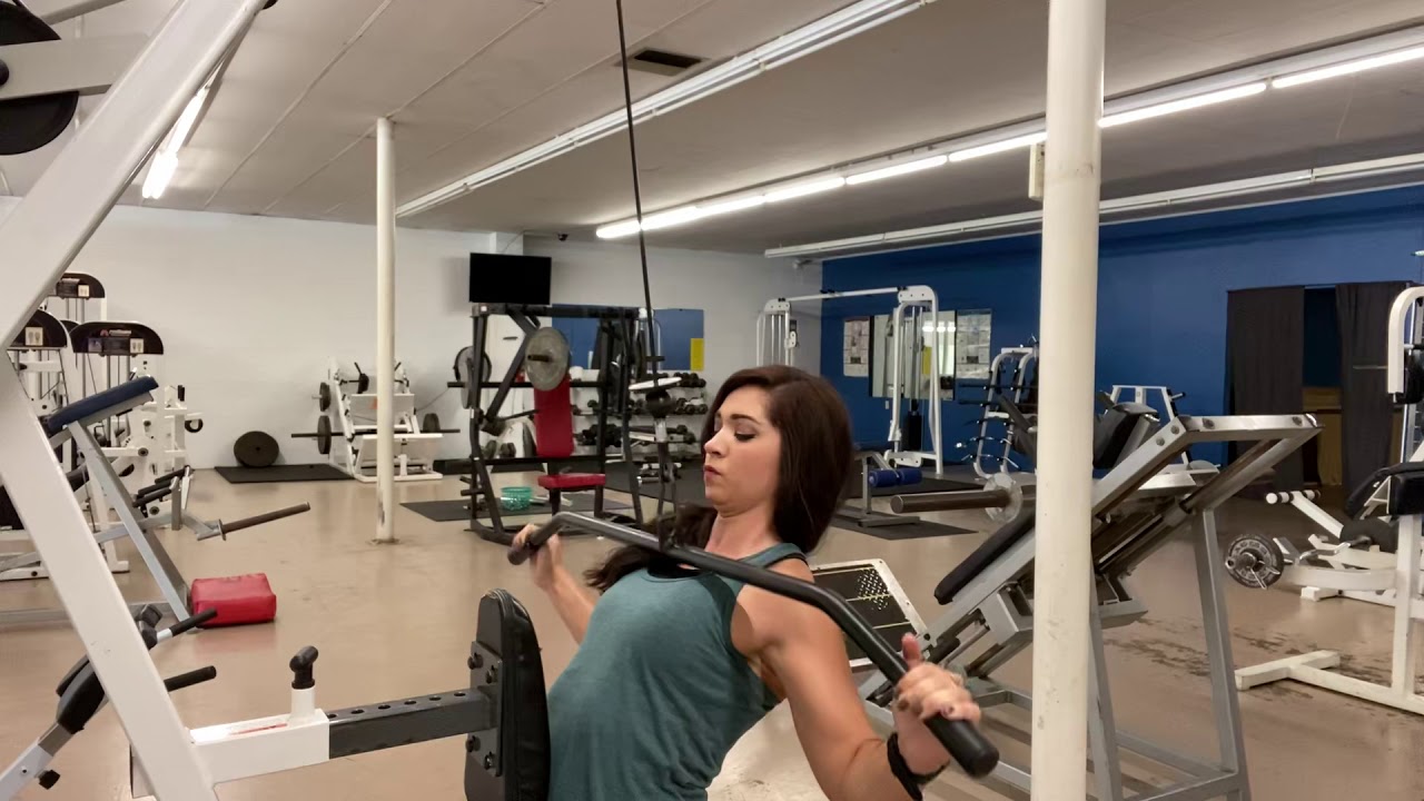 Lat Pull Down (side view) - YouTube
