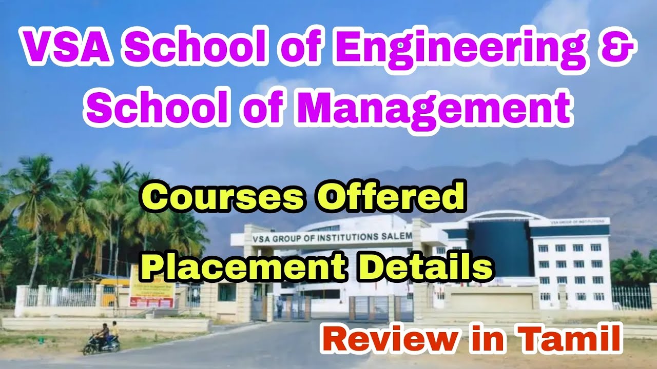 VSA School of Engineering & School of Management Course Details in ...