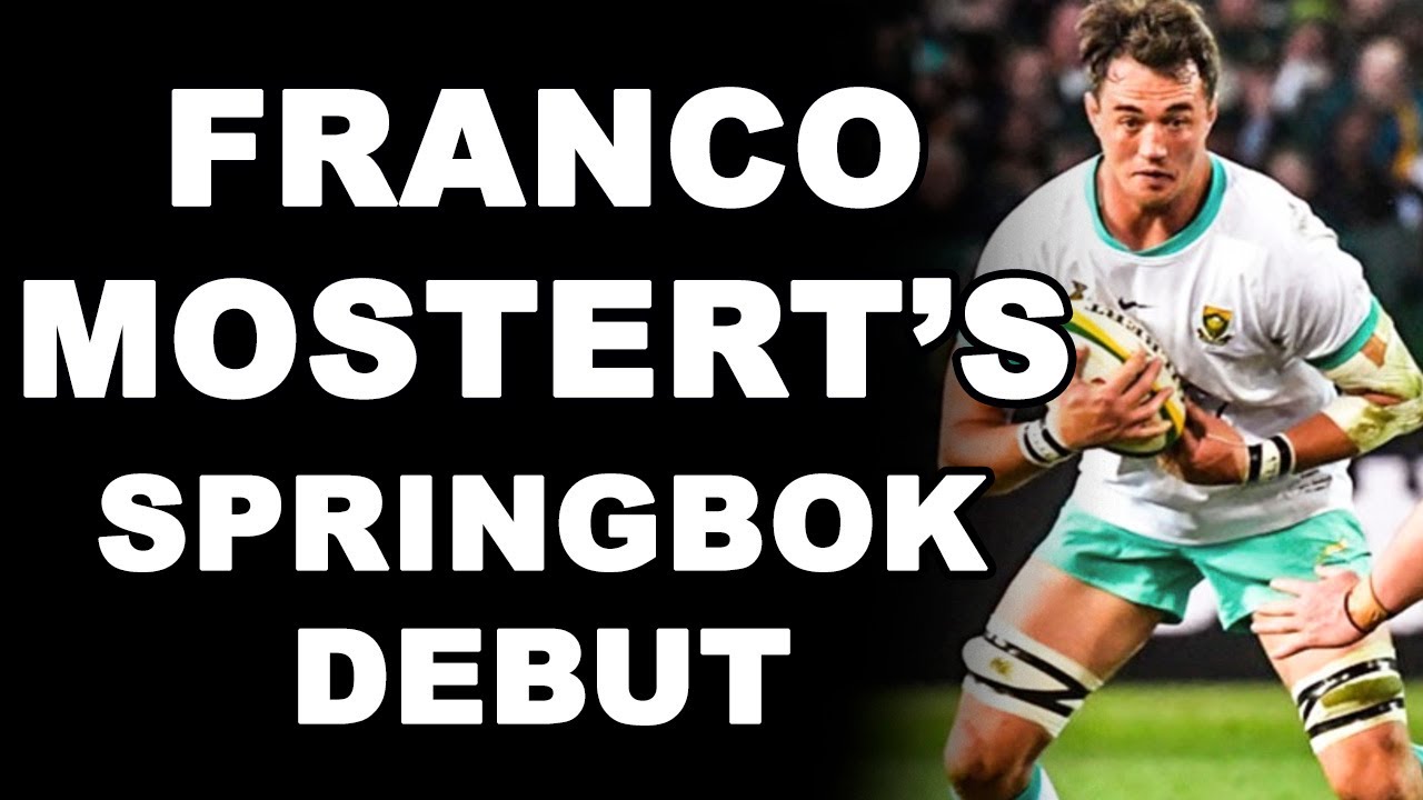 Franco Mostert's Springbok Debut - YouTube