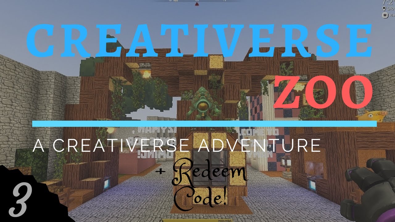 Creativerse : Redeem Code + Zoo Adventure! Part 3 - YouTube