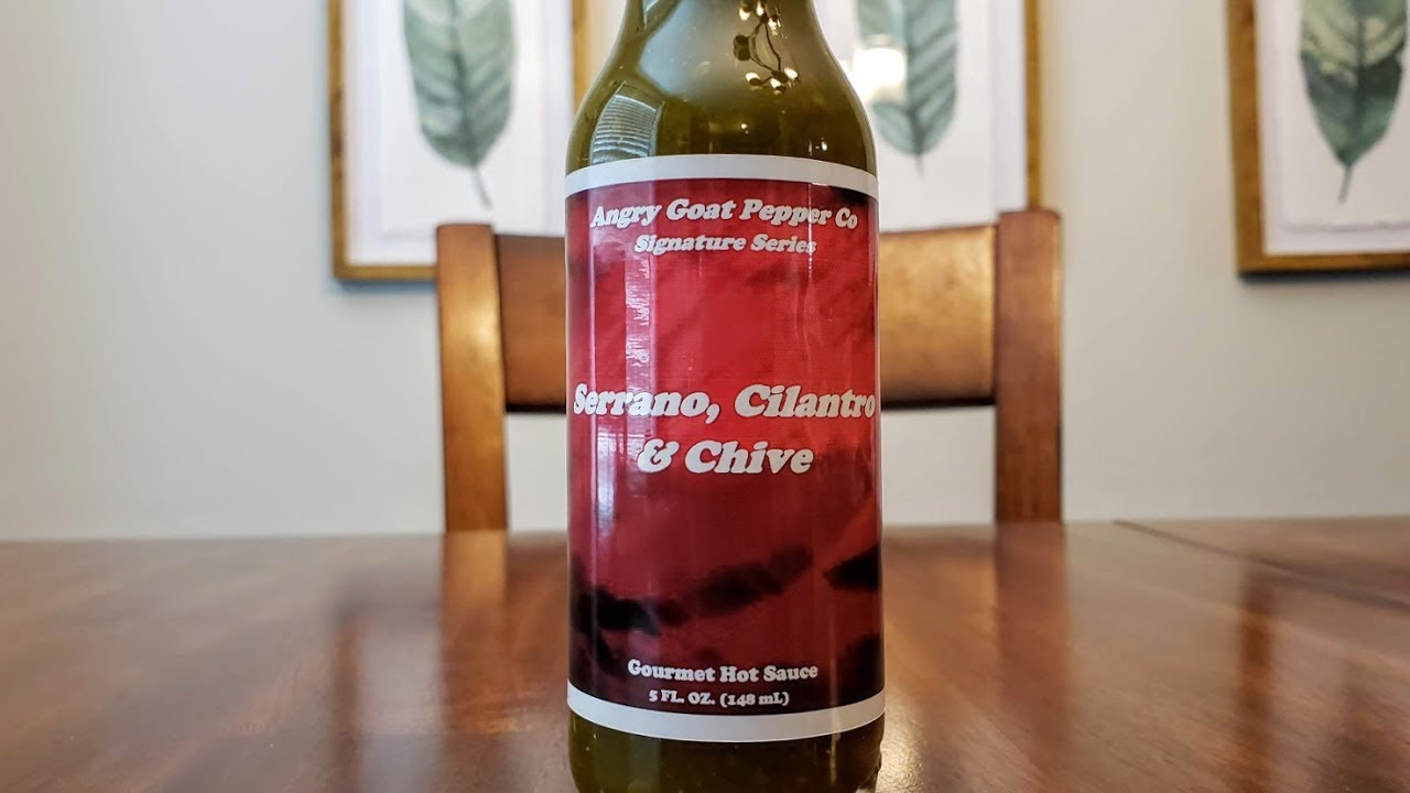 Angry Goat Pepper Co. "Serrano, Cilantro & Chive" Signature Series Hot ...