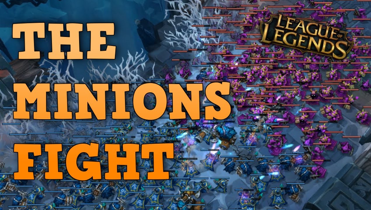 The Minions Fight - League of Legends - YouTube