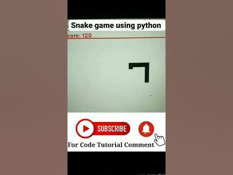 Make Snake Game Using Python| Python Project 💥| Comment If You Want