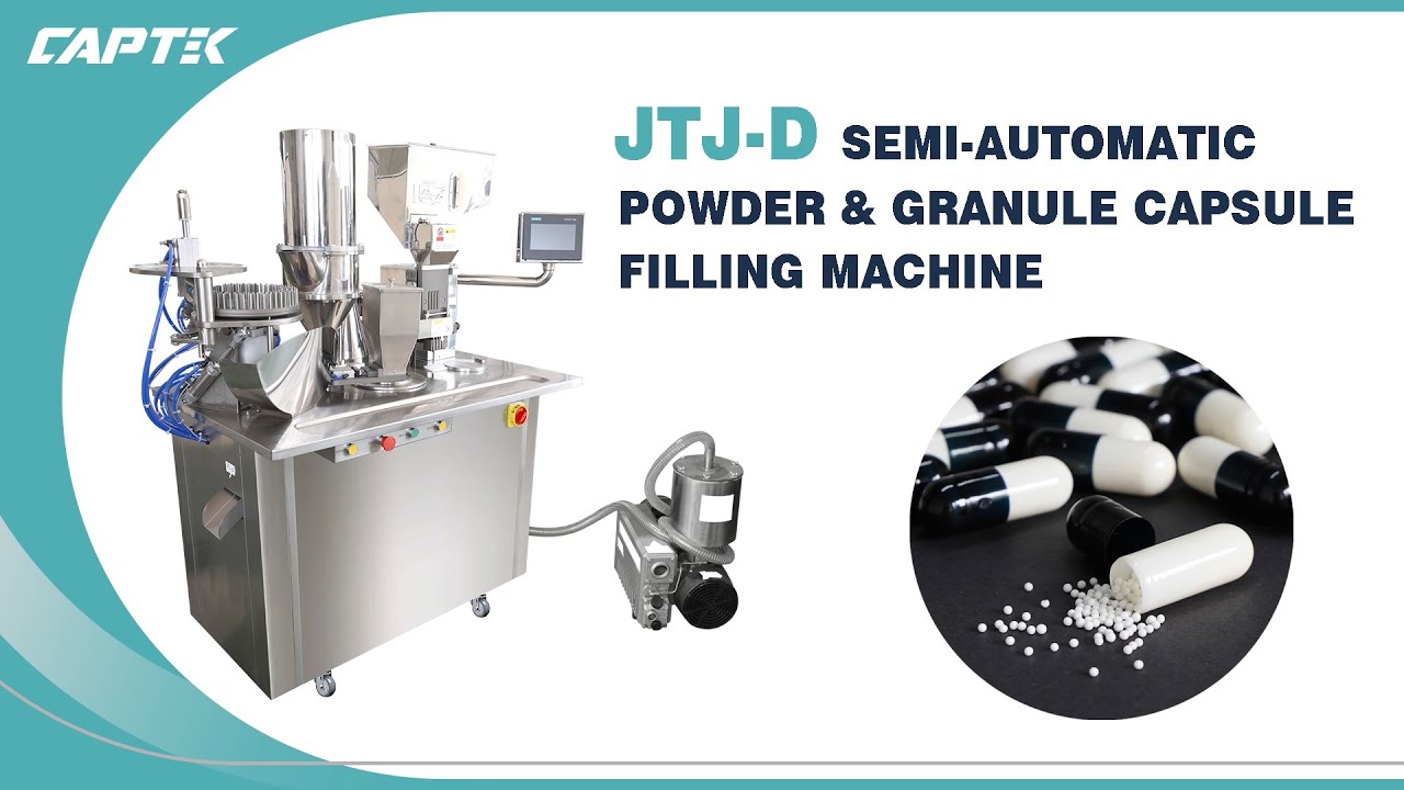 Semi Automatic Powder & Granule Capsule Filling Machine | JTJ-D | Pellets Filling | Powder ...