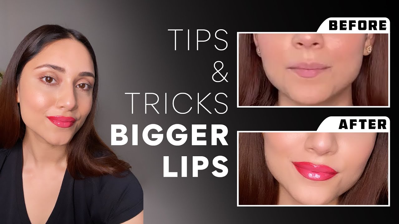 How to Make Lips Look Bigger with Makeup | Using Lotus Makeup Lip ...