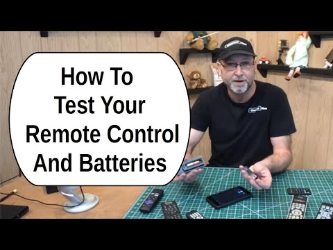 How To Test Your Remote Control And Batteries - YouTube