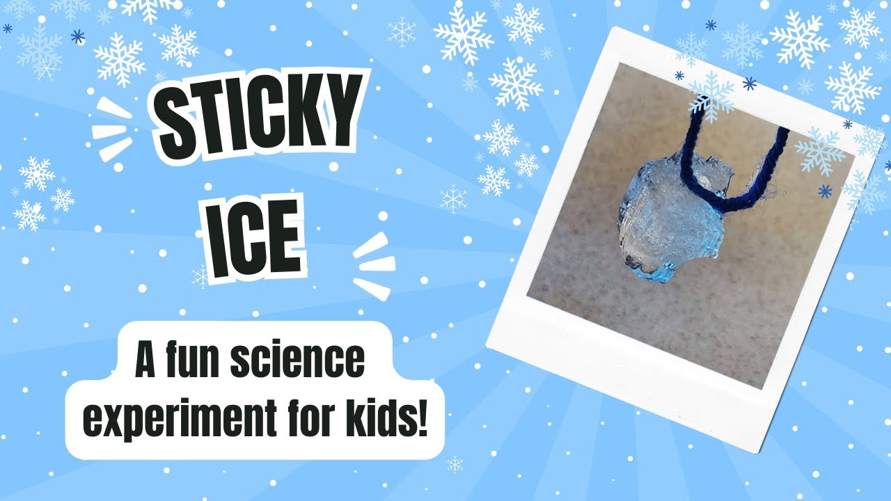 Sticky Ice Science Experiment for Kids - YouTube