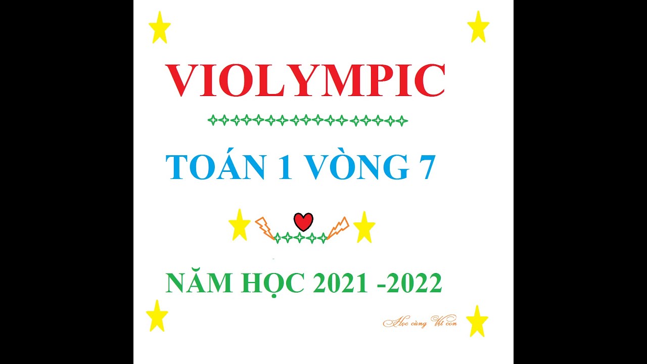 violympic | violympic toán lớp 1 vòng 7 cấp trường năm 2022 Học cùng ...