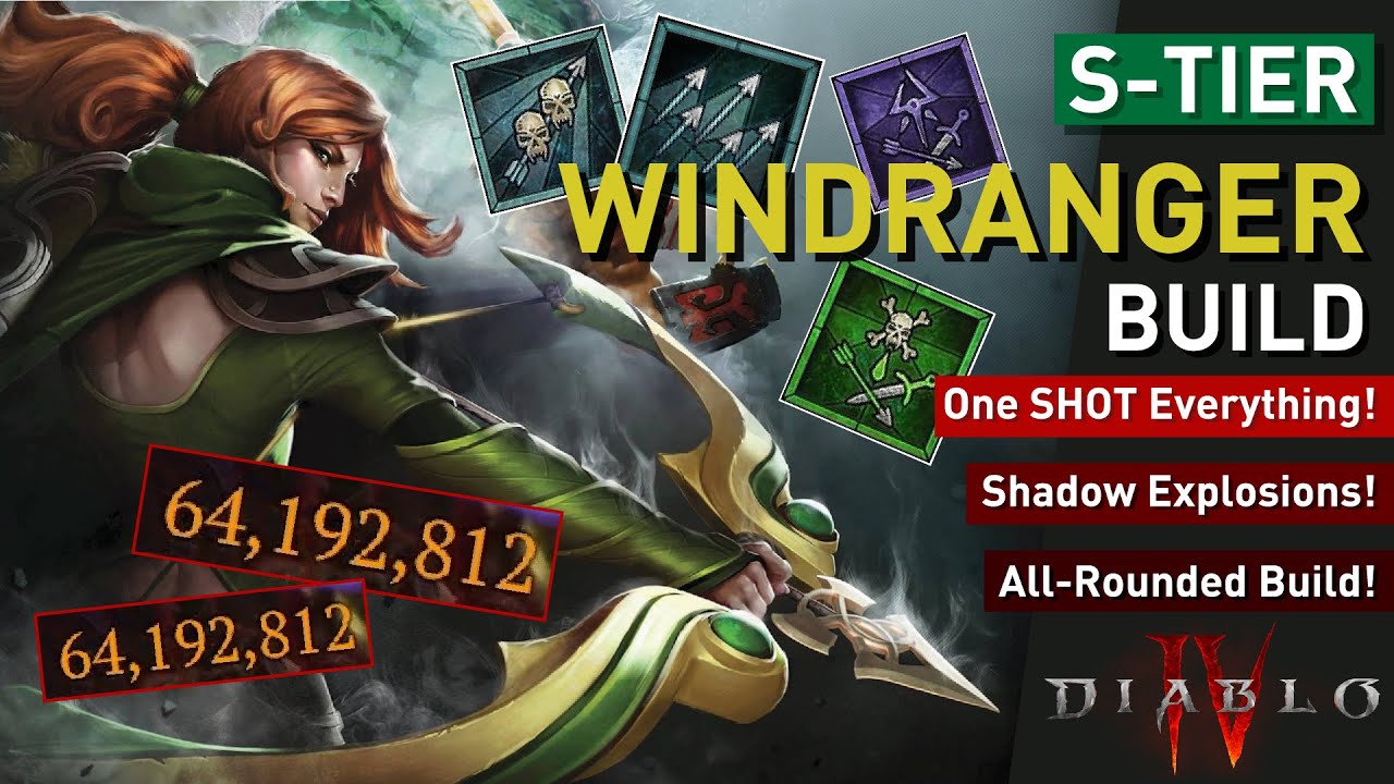 【D4 Windranger build】ONE SHOT all content! The STRONGEST All-Rounded ...