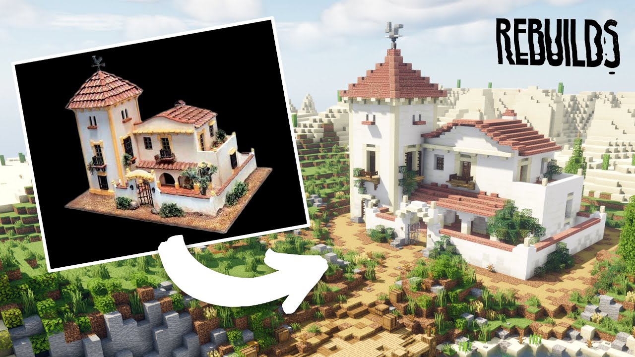 Spanish House Time-lapse [World Download] - Minecraft Rebuilds: Episode ...