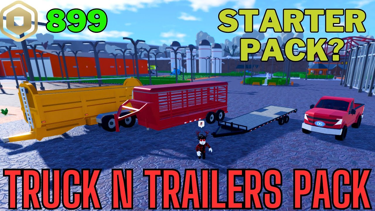 Reviewing Trucks N Trailers Pack in Farming and Friends Roblox - YouTube