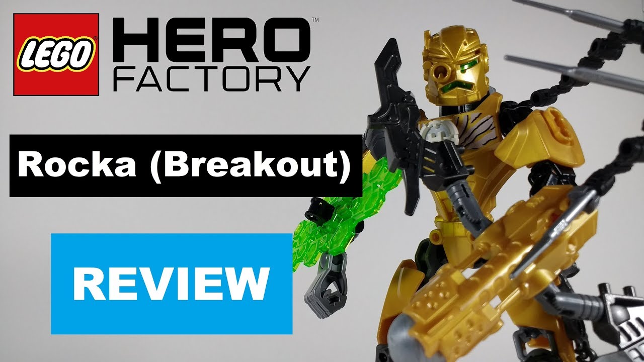 Lego Set Review: Hero Factory Rocka (Breakout) - YouTube