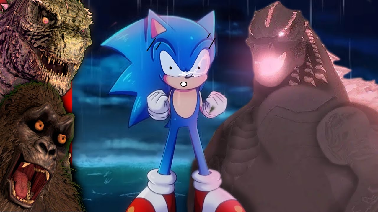Sonic Challenges Godzilla... And Quickly REGRETS it! - YouTube