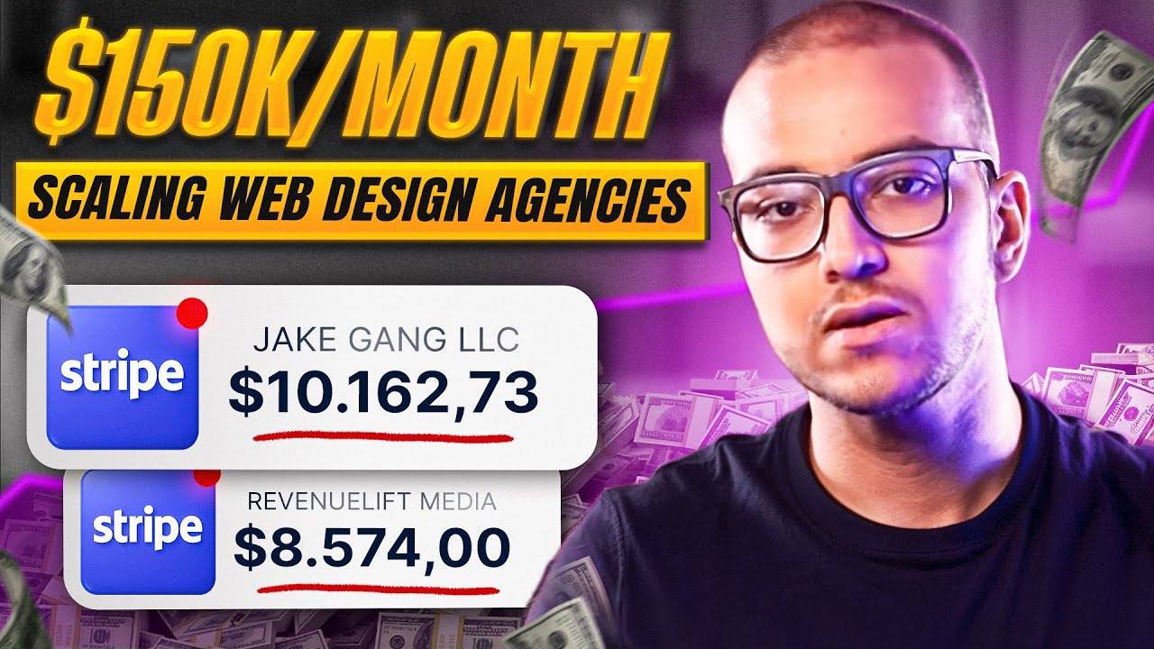 How I Make $150K/Month Scaling Web Design Agencies - YouTube