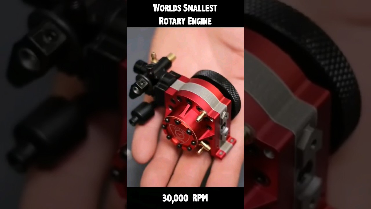 World's Smallest Rotary Engine 30,000 RPM - YouTube