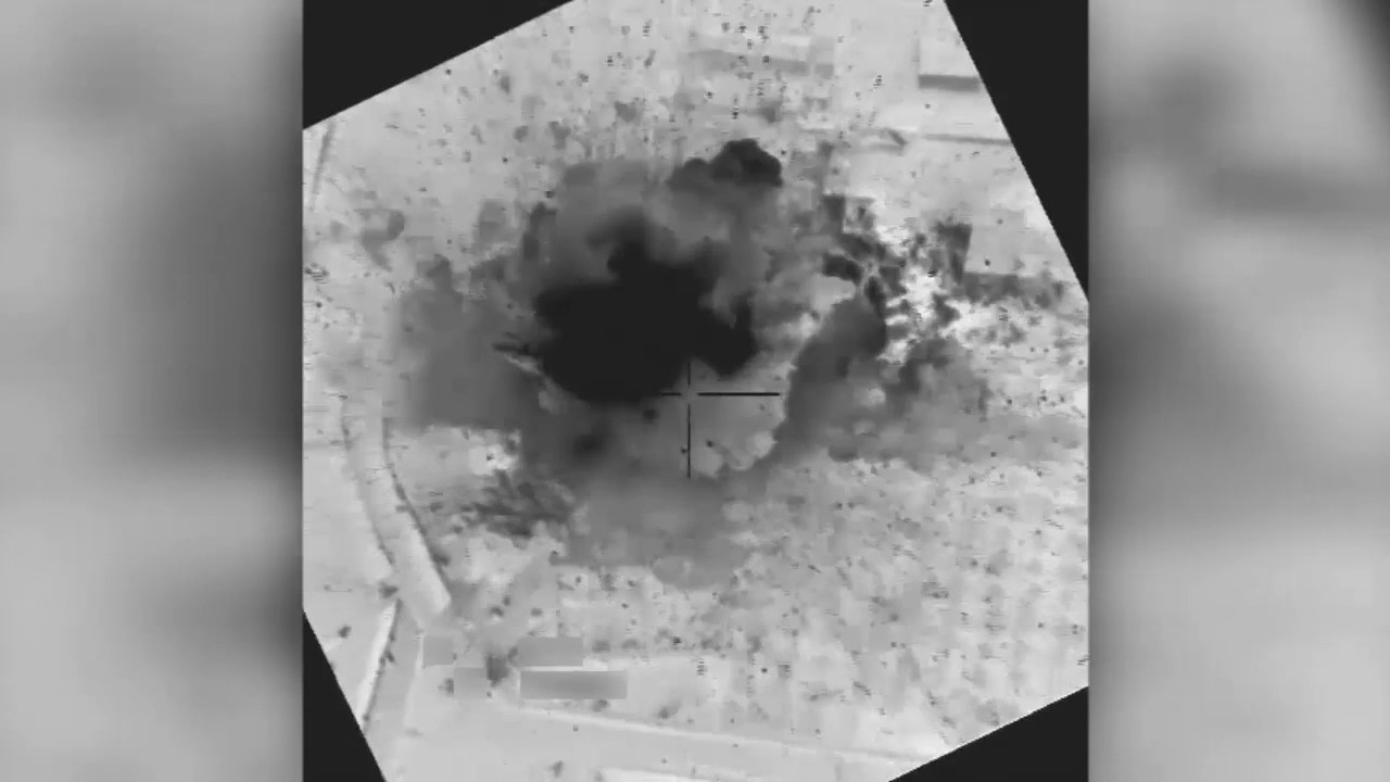 Coalition airstrike destroys a daesh fighting position near Ayn Isa ...
