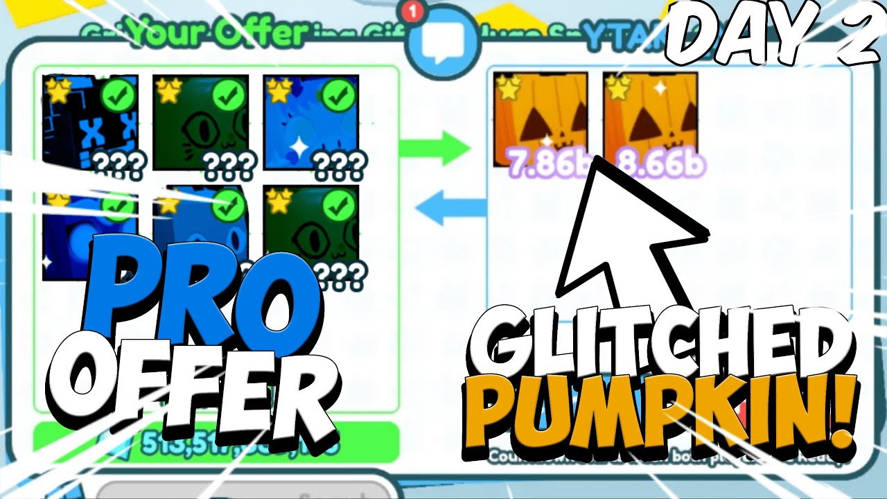 *GLITCHED* HUGE PUMPKIN CAT | ROAD TO 10T GEMS | Pet Simulator X - YouTube