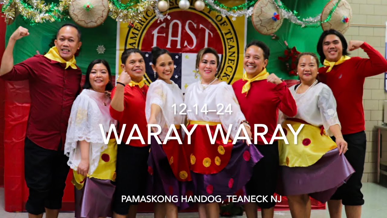 WARAY WARAY FOLK DANCE - Pamaskong Handog 2024 - YouTube