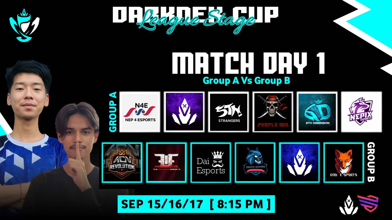 DARKNEX CUP SEASON 1 / LEAGUE STAGE DAY 1 GROUP A VS B - YouTube
