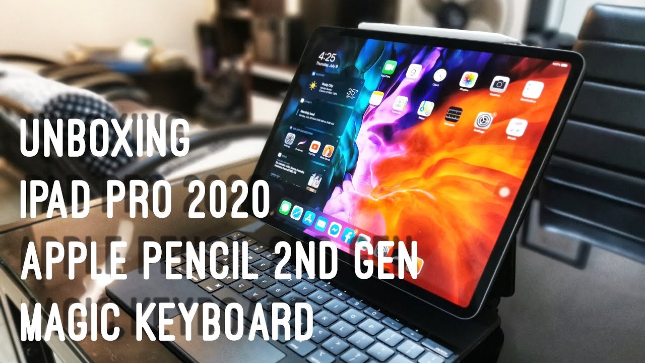 iPad Pro 2020 12.9 | Apple Pencil | Magic Keyboard Unboxing - YouTube