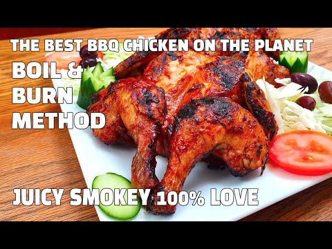 Boil n Burn BBQ Chicken | The Only Way I Cook My Chicken Now \ Perfect ...
