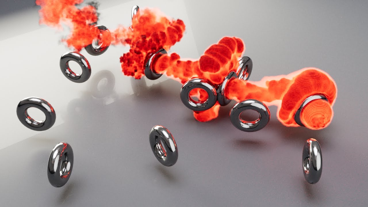 Cinema4D 2023.1 + Redshift Pyro Test Render 4 - YouTube