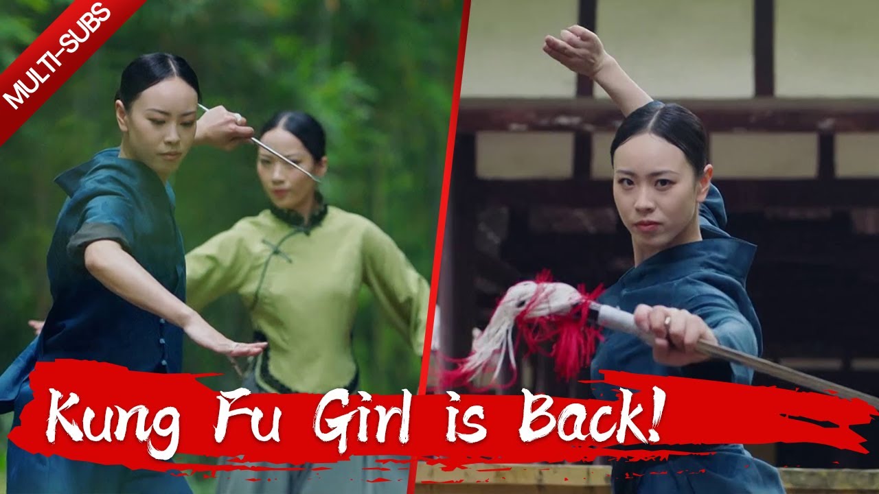 Super cool kung fu girl group presents multiple weapons and martial ...