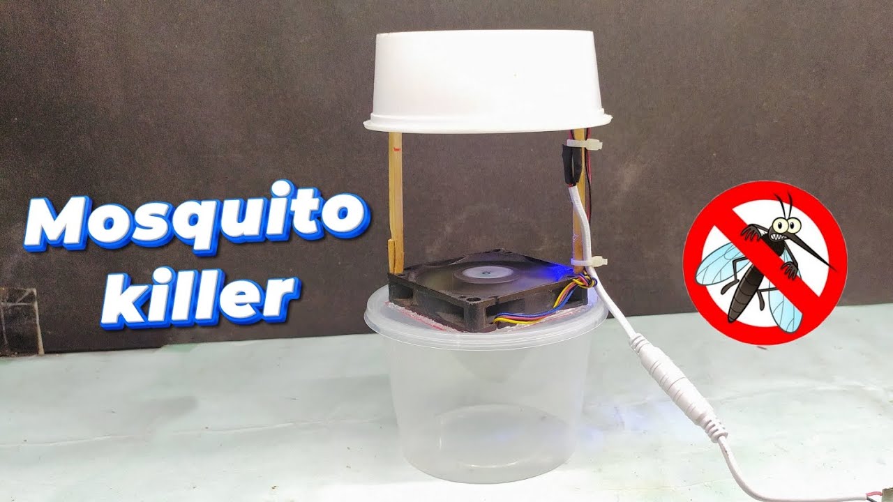 Mosquito Killer Home Made 💡 #experiment #trending #viralvideo #diy # ...