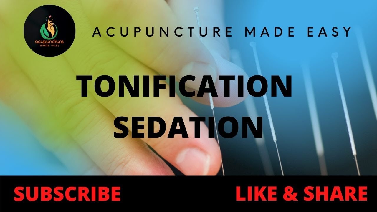 Tonification and Sedation techniques explained in detail | Acupuncture ...