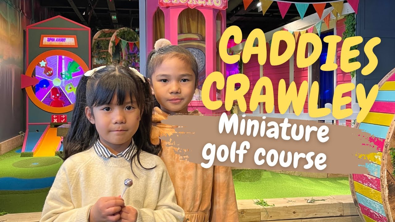 Indoor Mini Golf | Caddies Crawley - YouTube