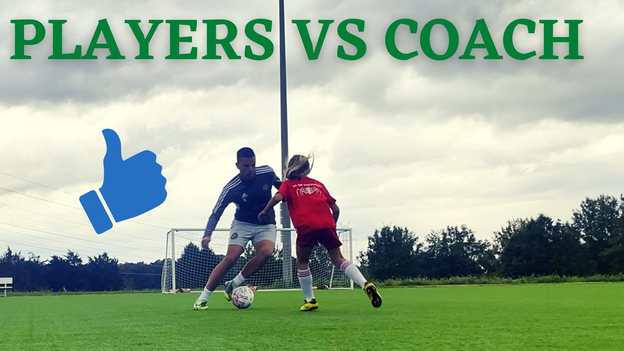 SOCCER || Small group coordination exercises || PLAYERS VS COACH BATTLE ...