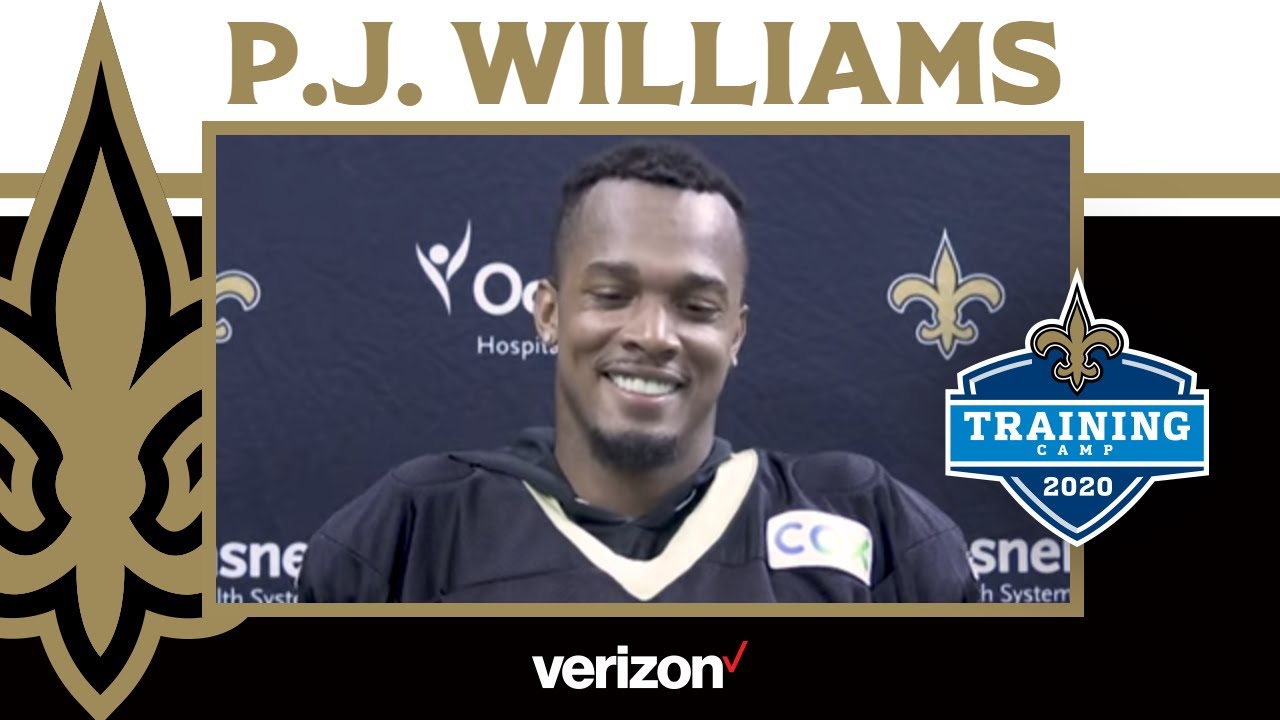 PJ Williams on Learning a New Position | Saints Training Camp 2020 ...