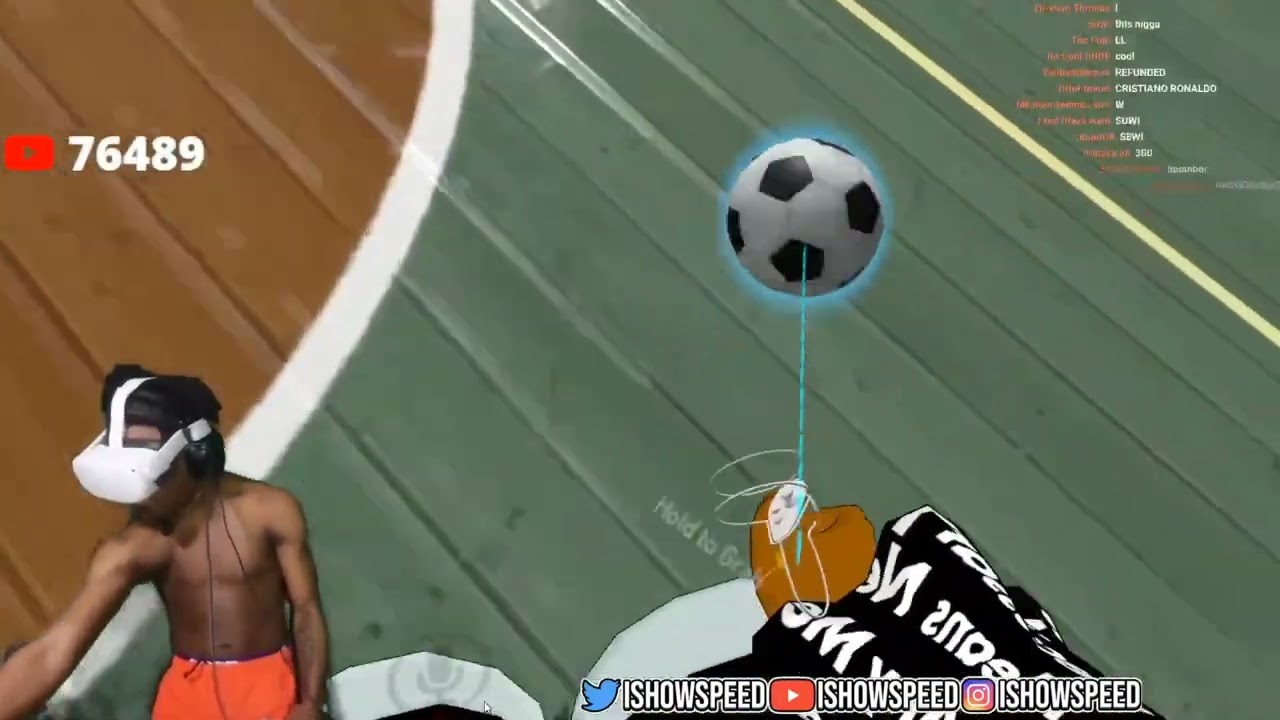 IShowSpeed "Cristiano Ronaldo for the 3... SEWY" - YouTube