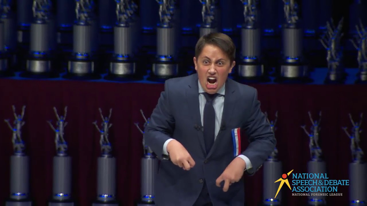 NSDA '17 Humorous Interpretation National Champion - YouTube