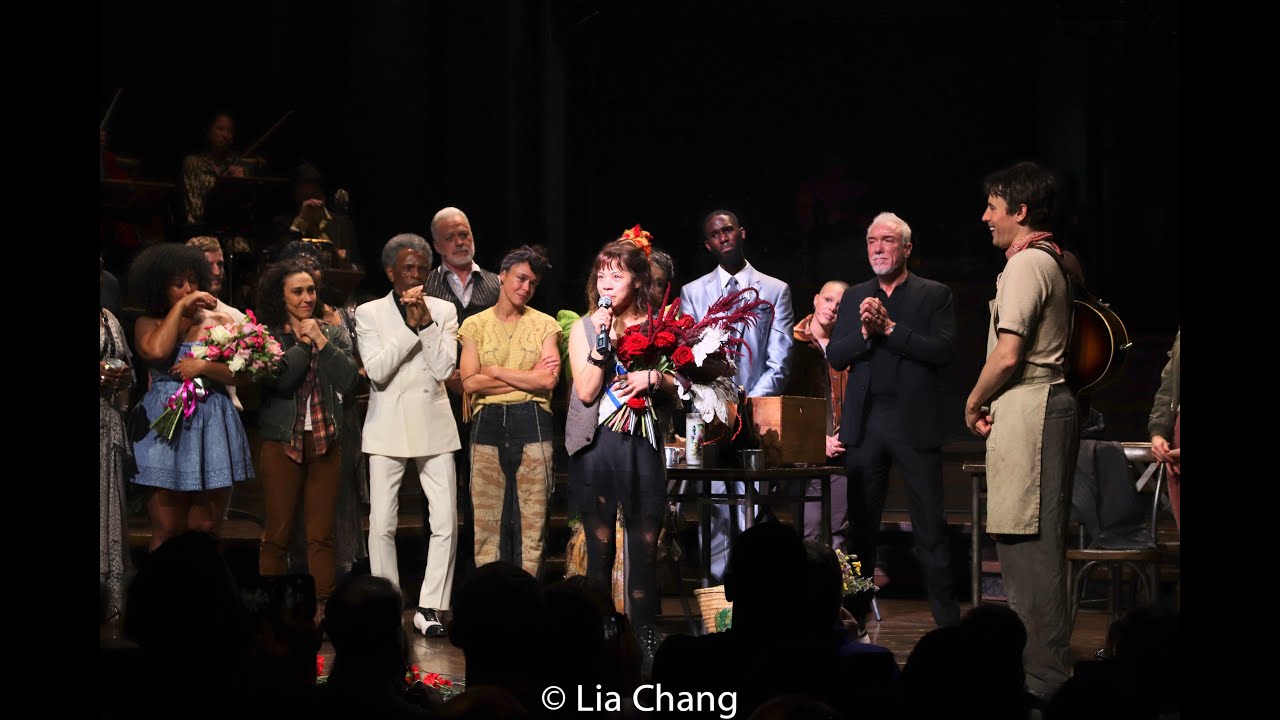 André De Shields, Amber Gray, Patrick Page Surprise Eva Noblezada after ...